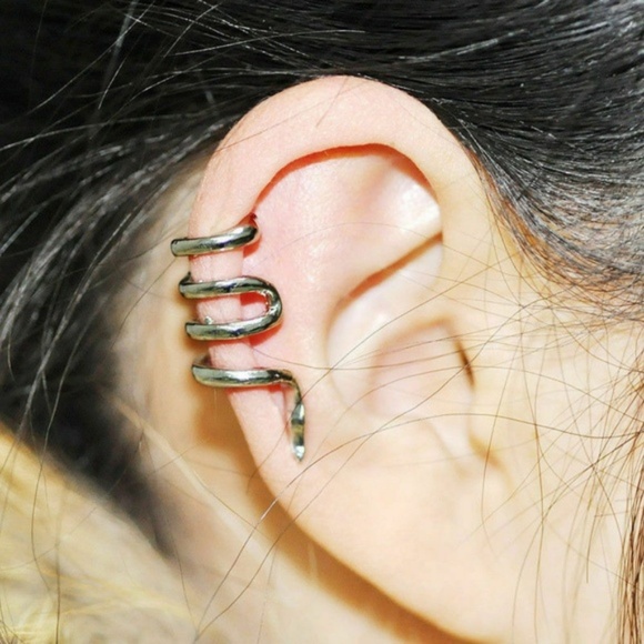 Jewelry | Snake Silver Tone Ear Cuff New | Poshmark